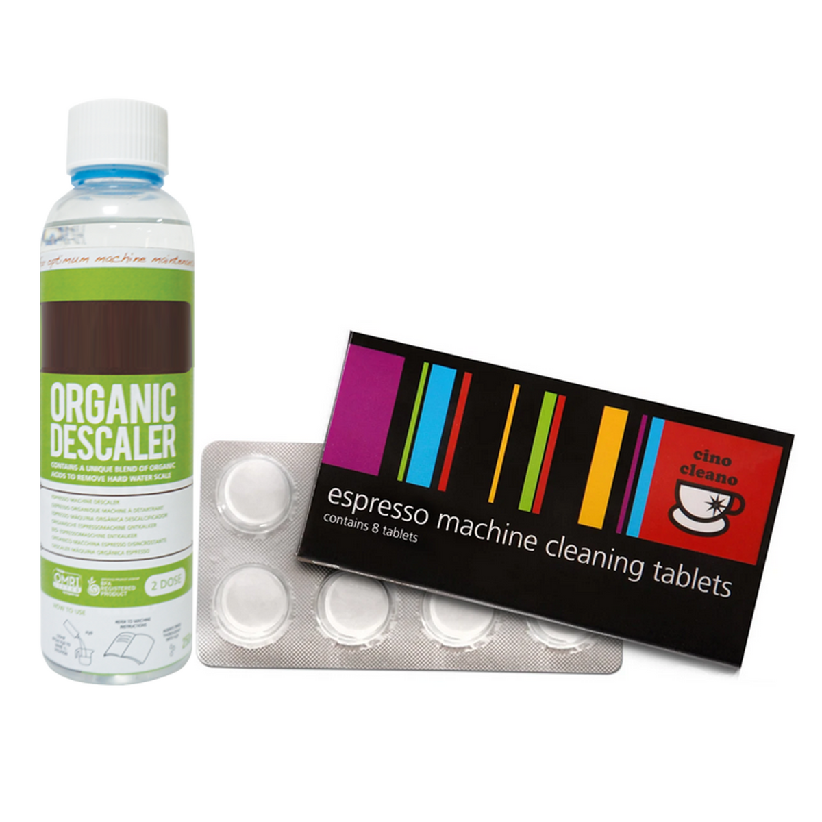 Coffee Machine Cleaner Set - Tablet and Liquid – New Vivid